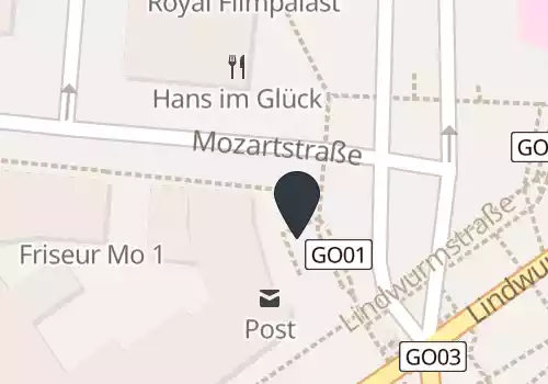 Deutsche Post Öffnungszeiten, Goetheplatz in München | Offen.net